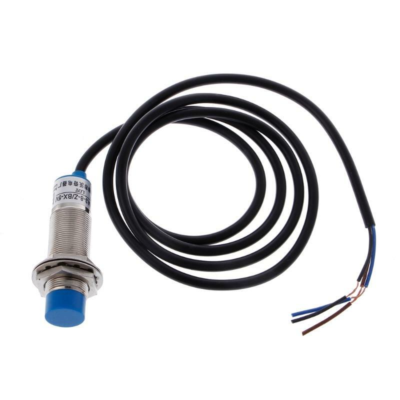 M18 8mm DC 5V NPN NO LJ18A3-8-Z/BX-5V Inductive Proximity Sensor Switch ...