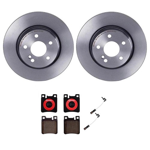 Brembo Rear Brake Kit Disc Rotors Ceramic Pads & Sensors for MB R129 ...