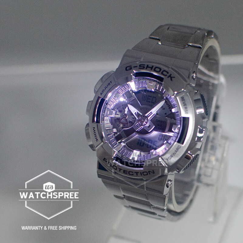 Casio G-Shock G-Steel Stainless Steel Band Watch GM110D-8A GM-110D-8A | eBay