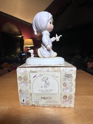 Precious Moments Jesus Is The Light That Shines E-0502 MIB Fish 1st ...