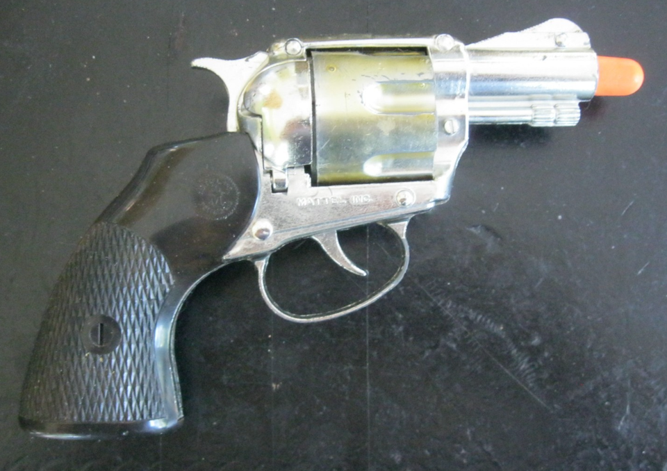 Mattel Shootin' Shell Snub-Nose Private Detective Cap Gun Set w ...