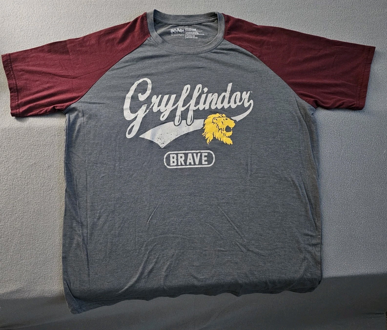 Harry Potter Gryffindor Brave Men's Short Sleeve T-sh… - Gem