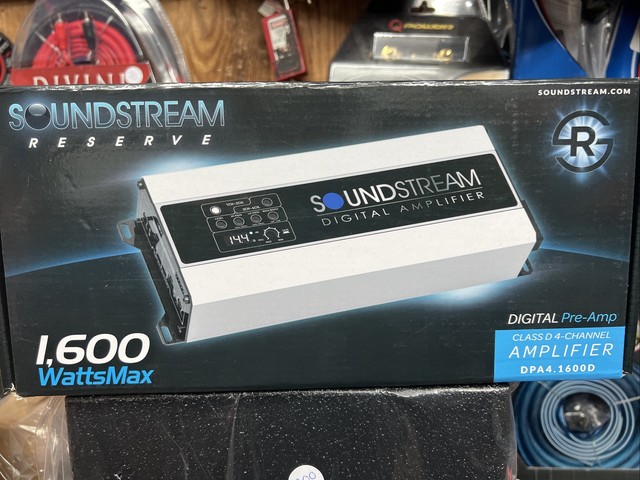 Soundstream DPA4.1600D Reserve Compact 4-Channel Car Amplifier-80 Watts ...