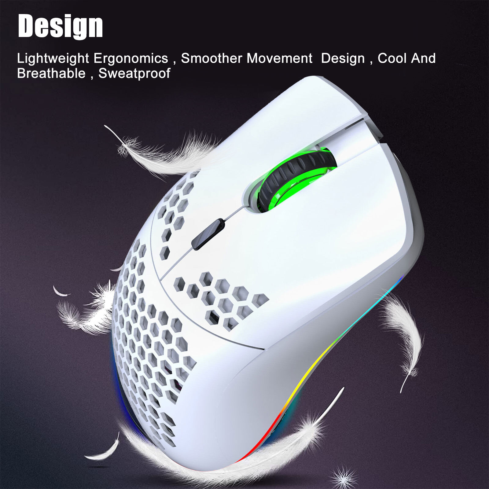 6400 DPI RGB Light Wired Gaming Mouse PC Laptop Mice Backlit 6 Buttons ...