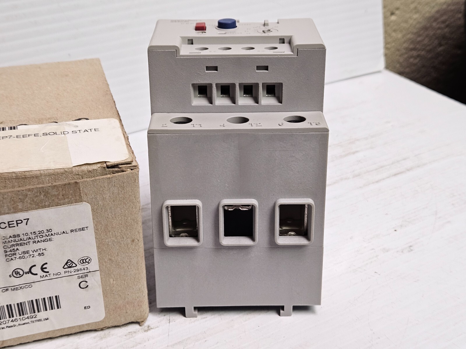 NEW SPRECHER + SCHUH OVERLOAD RELAY CEP7-EEFE SER C | eBay