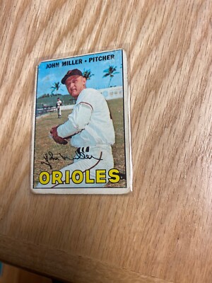 1967 Topps Baseball John Miller Baltimore Orioles Card #141 | eBay
