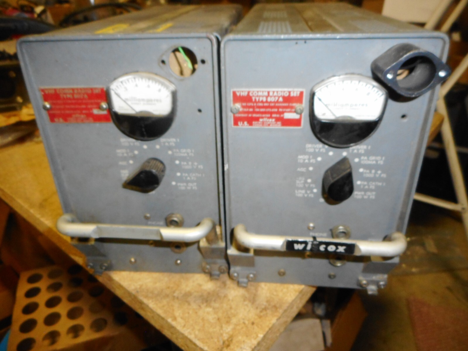 lot of 2 WILCOX 807A VHF MILITARY RADIO SET P/N 97607-101 | eBay
