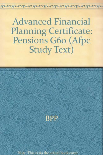 Advanced Financial Planning Certificate By BPP 9780751799712 | eBay