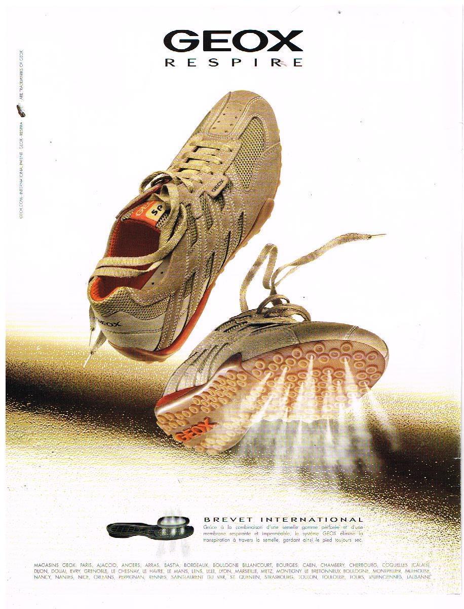 PUBLICITE ADVERTISING 095 2007 les chaussures GEOX | eBay
