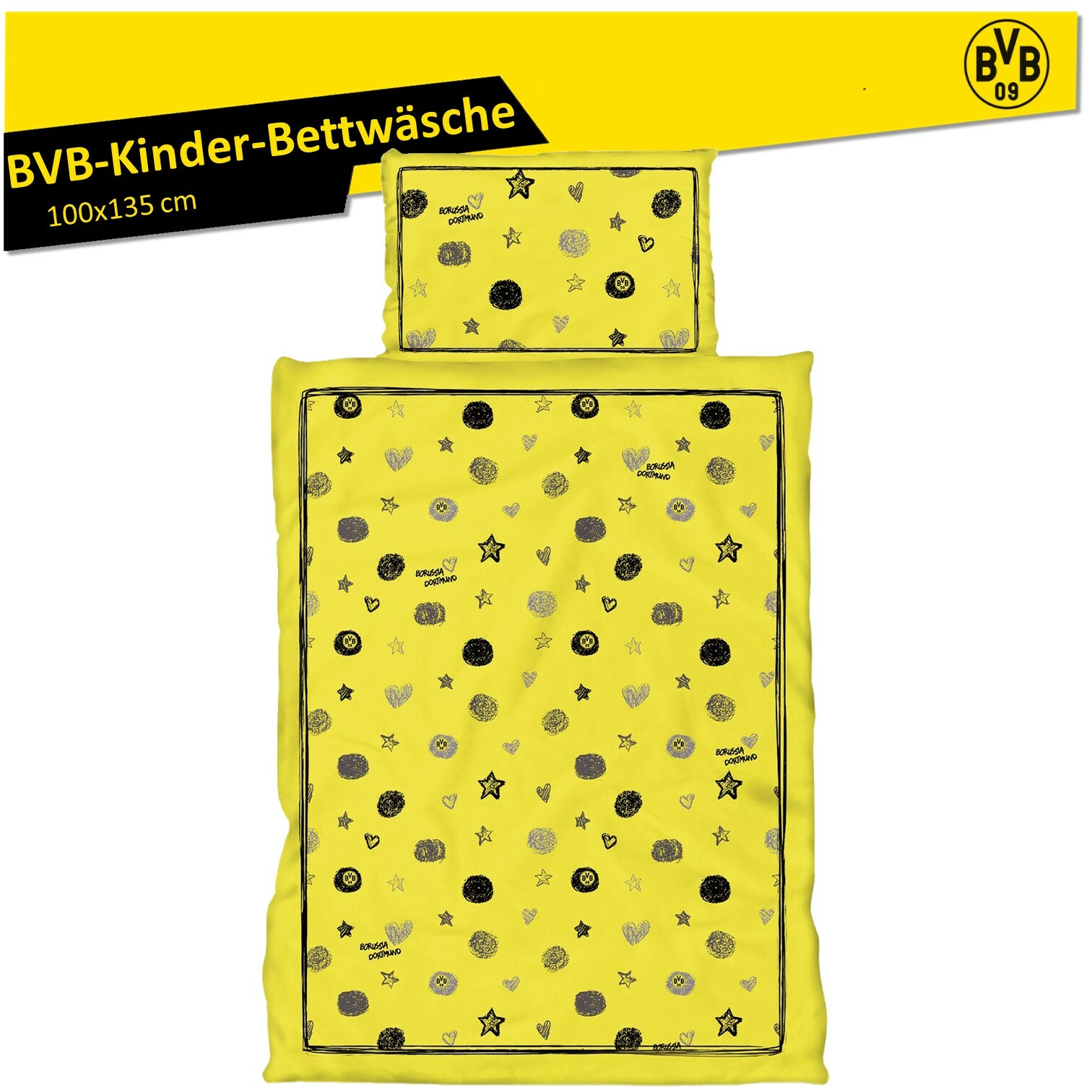 Borussia Dortmund bedding reversible bedding bed cover pillows stadium ...