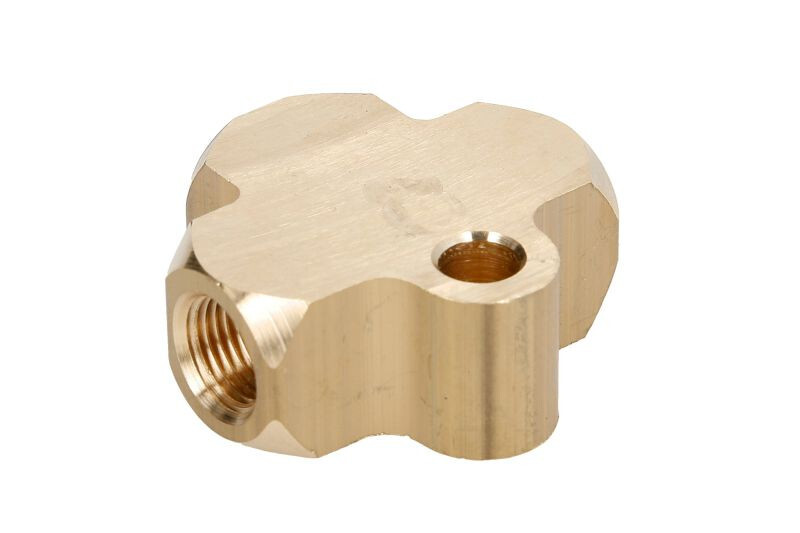 Brake Line Pipe Brass T 3 way Female Fitting Connector Splitter M10x1 ...