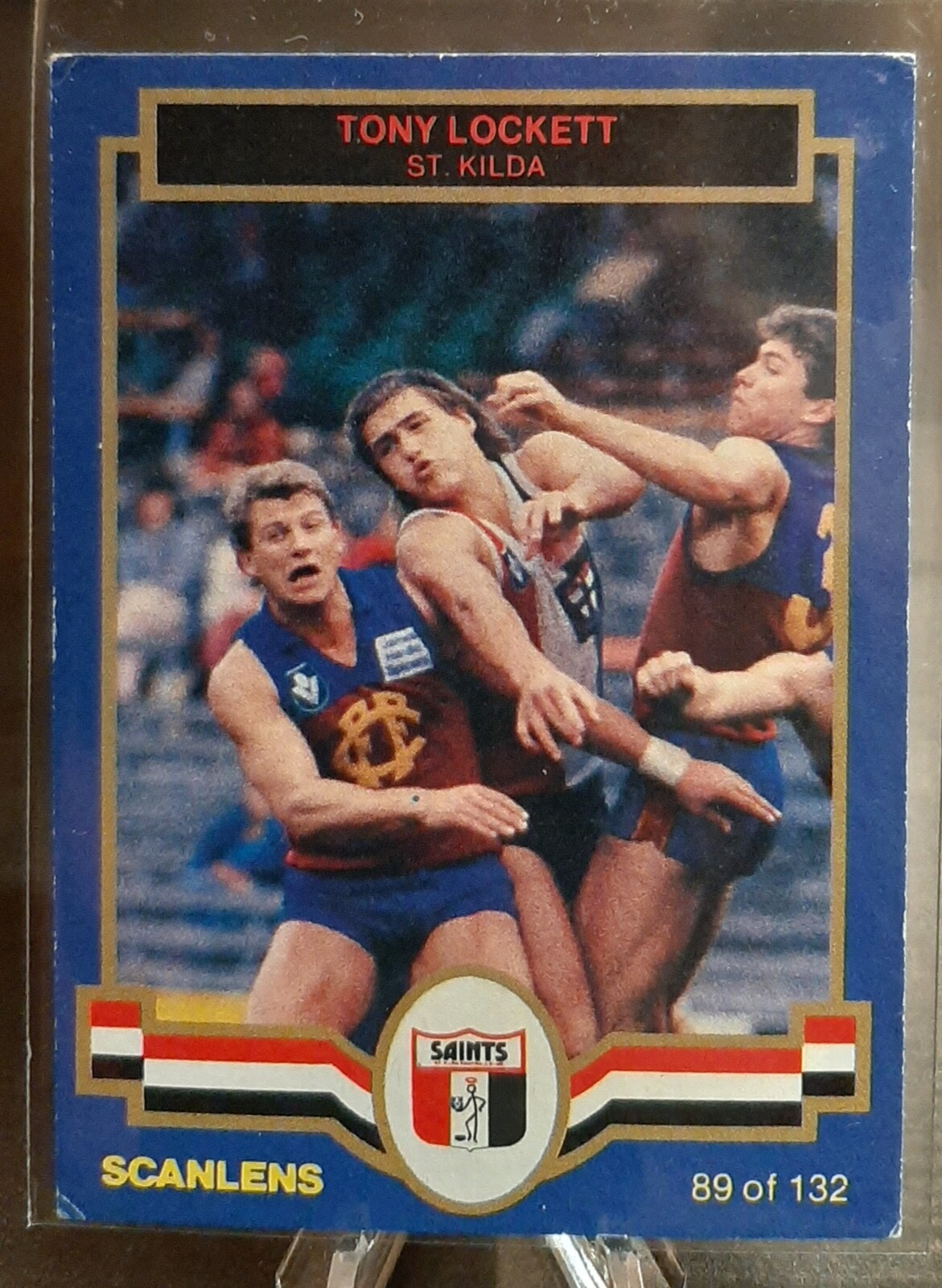 1986 Scanlens – VFL – Tony Lockett #89 – St Kilda | eBay
