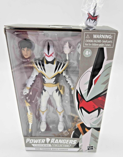 Power Rangers Lightning Collection Dino Thunder White Ranger w/extra ...