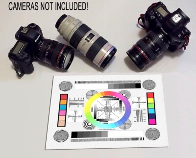 Color Tools High Resolution Pro Lens Test Chart Focus Calibration Tool ...