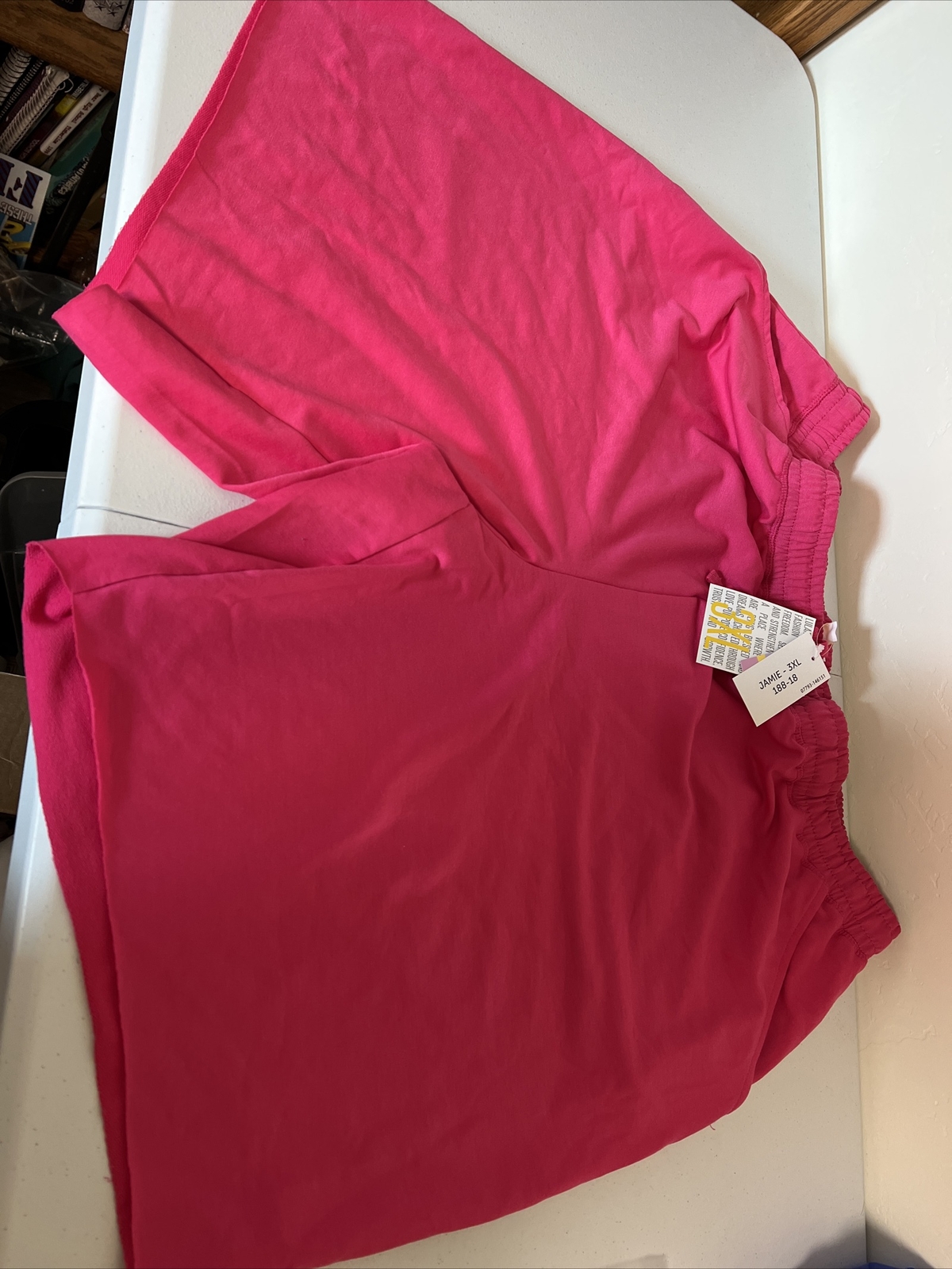 3X 3XL 3XXX LULAROE Jamie bermuda french terry shorts Hot Pink New Tags ...