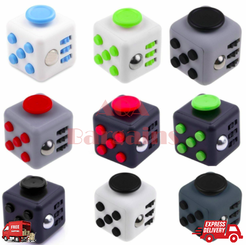 Figit Fiddle Cube Fidgit Desk Stress Toys Figet Cubes Adult Kid ...