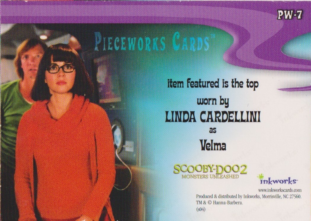 SCOOBY DOO 2 MONSTERS UNLEASHED LINDA CARDELLINI AS VELMA PIECEWORKS ...