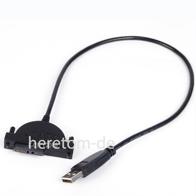 USB to Sata DVD Burner CD Rom Adapter Converter Cable Für Laptop ...