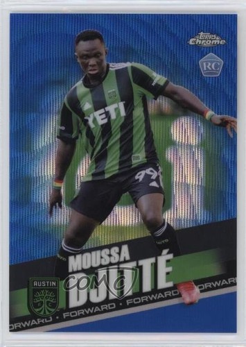 2022 Topps Chrome MLS Blue Wave Refractor /199 Moussa Djitte Djitté ...