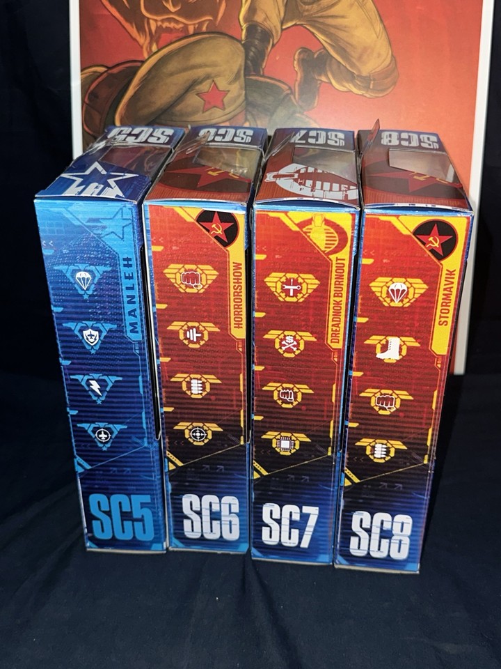 GI JOE CLASSIFIED HORRORSHOW STORMAVIK MANLEH DREADNOK BURNOUT SO-CAL ...