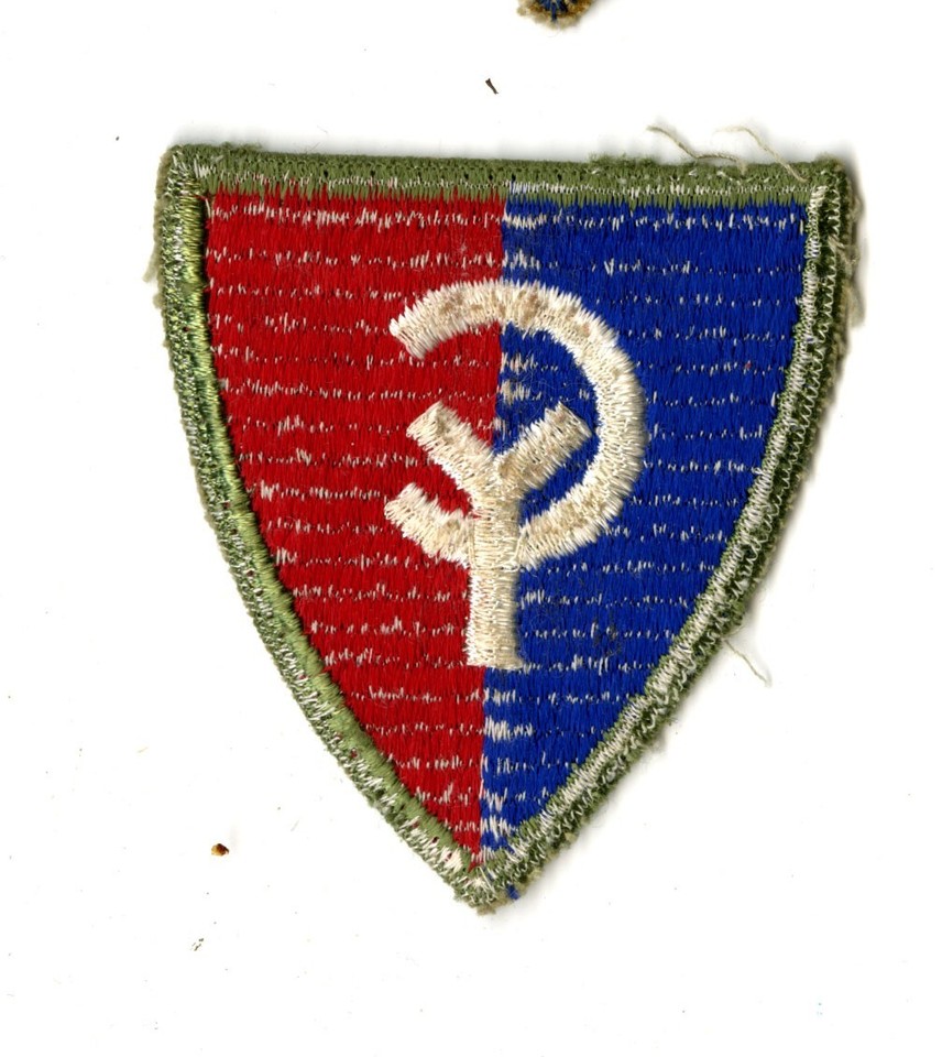 38th Infantry Division Ripple Weave White Back Patch WWII Original ...