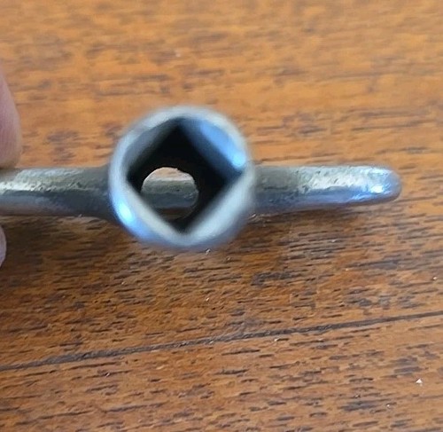 Vintage Metal Brass Gas Valve Radiator Fireplace Square Key | eBay