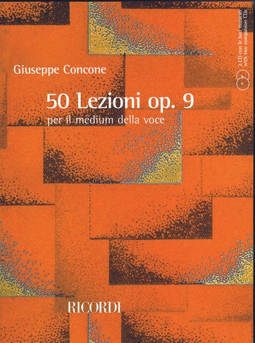 50 Lezioni Op. 9 | Per Voce e Pianoforte | Giuseppe Concone | Buch + CD ...