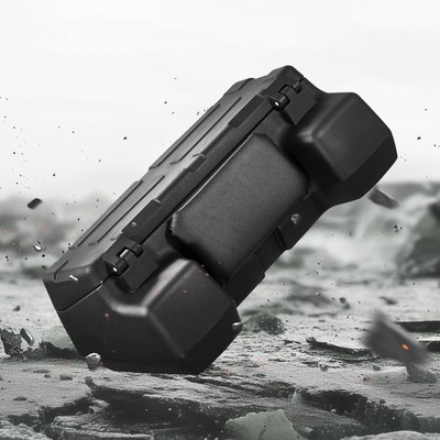 95L ATV Rear Rack Storage Box UTV Trunk Cargo Boxes 34x21x18 inches ...