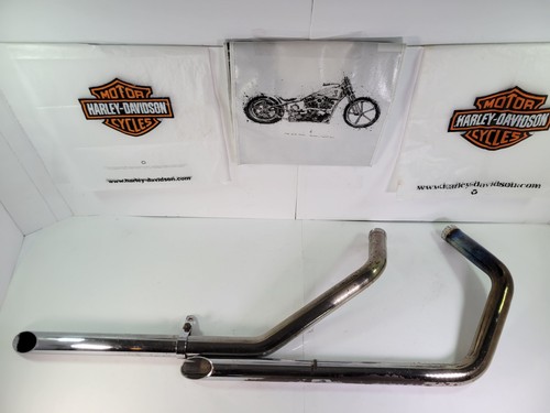 Excellent Harley Davidson Shovelhead Panhead Exhaust Pipes Slash Tips ...