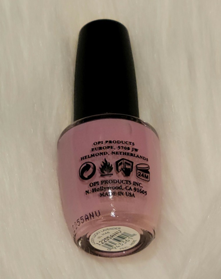OPI Lucky Lucky Lavender Nail Polish #NL H48 " Discontinued Color " | eBay