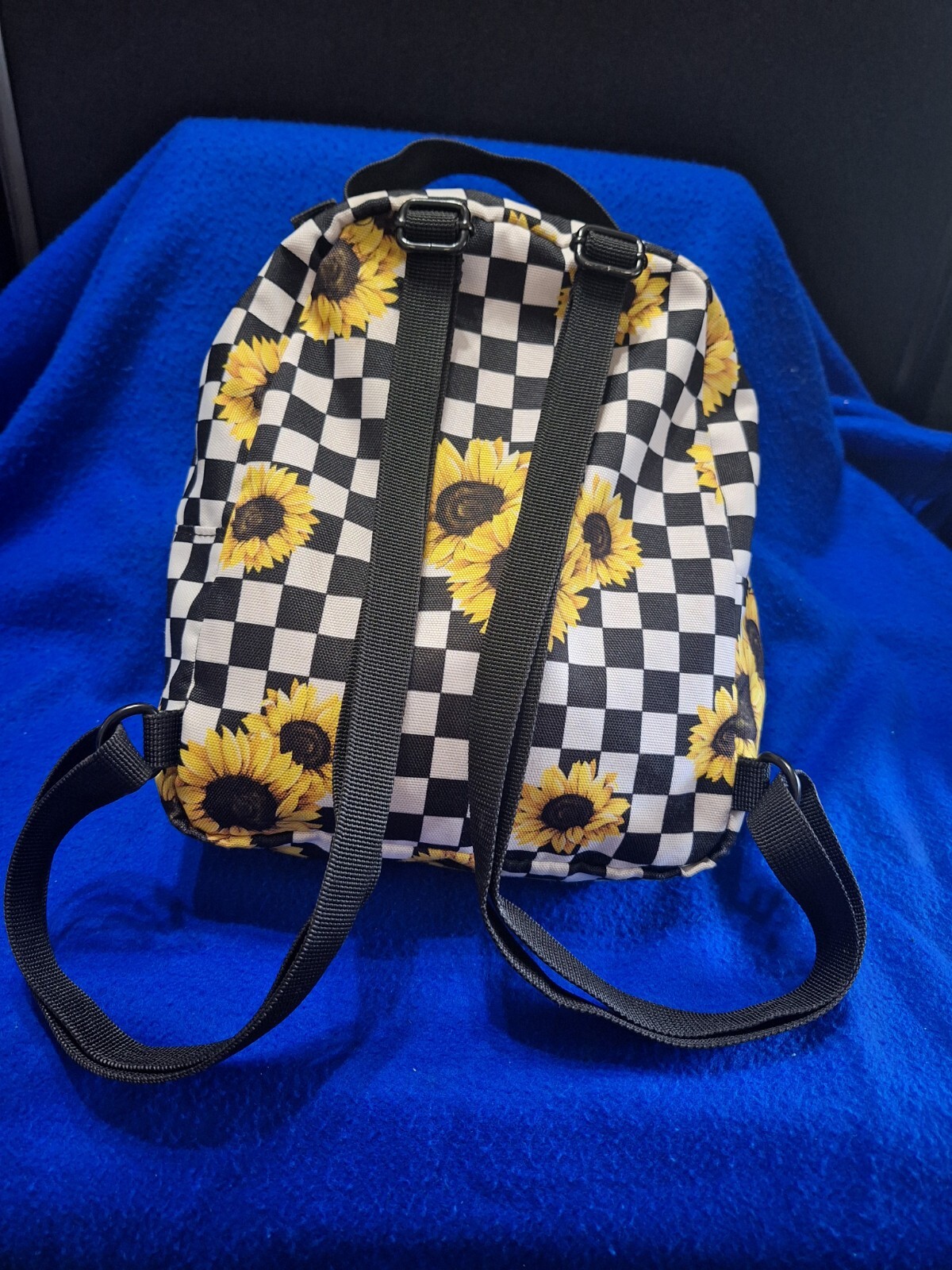 Vans Mini Backpack With Sunflower Design Black White … - Gem