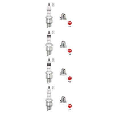 4x NGK 3419 Zündkerze für Skoda VW Fiat Volvo Ford Citroën Barkas ...