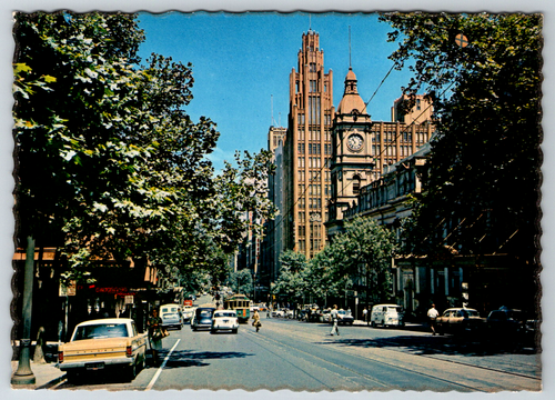 c1960s Melbourne Victoria Canada Street View Collins Vintage Postcard ...