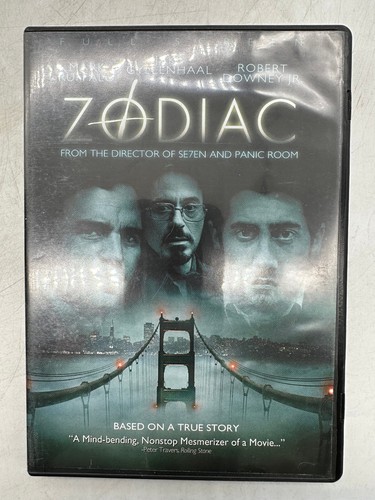 Zodiac (DVD, 2007, Full Frame) Jake Gyllenhaal Robert Downey Jr Mark ...