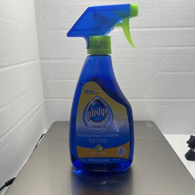 Pledge Multisurface Cleaner Trigger Fresh Citrus 16 fl oz Torn Label | eBay
