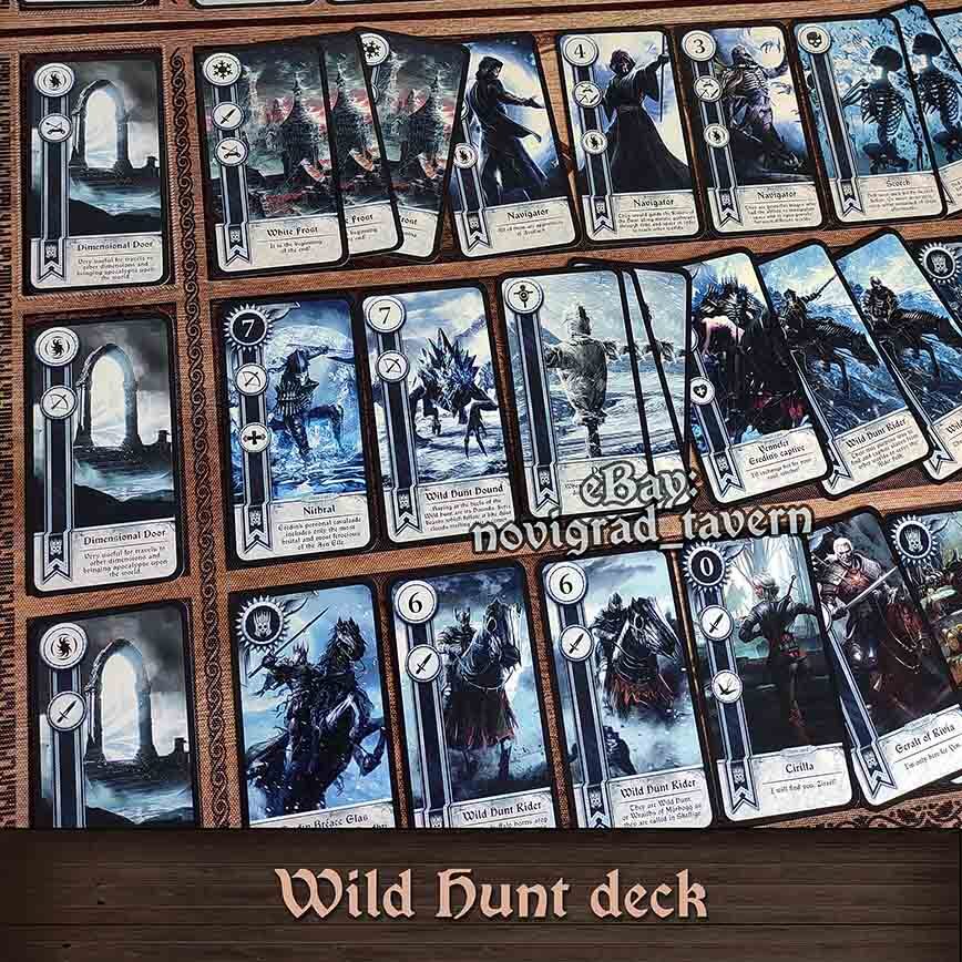 Gwent cards 2.0 - Witcher - 5 custom decks - Wild Hunt Toussaint ...