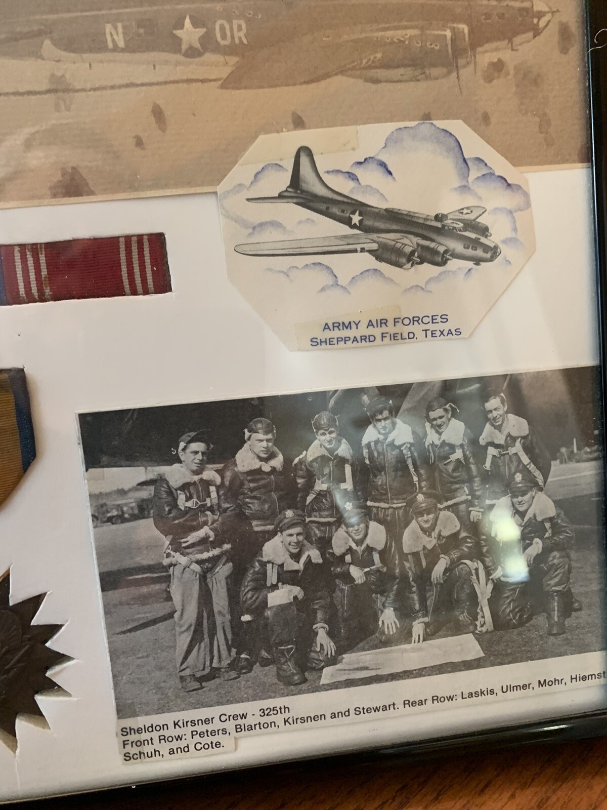 WW2 DFC Winner lot, 325th Bomber, 92nd group 8th AAC- Normandy, Bulge ...