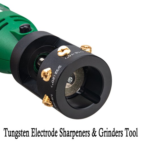 TIG Welding Tungsten Sharpener Grinder Multi-Angle &4 Guides Offsets ...