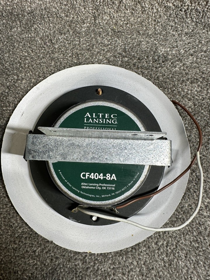 ALTEC Lansing CF404-8A Full Range Unit Speaker PAIR Professional Series | eBay