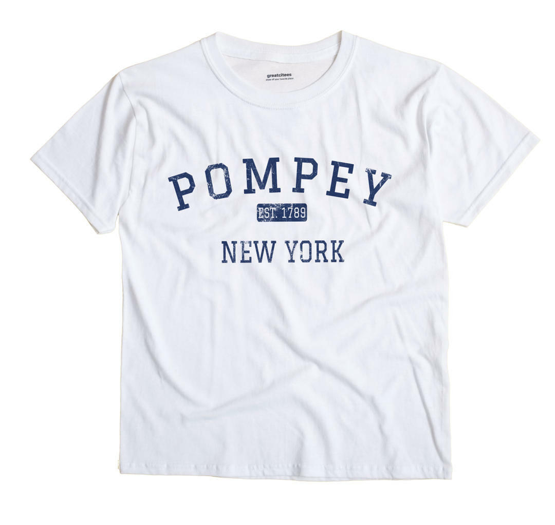 Pompey New York NY T-Shirt EST | eBay