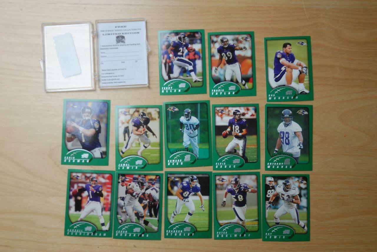 2002 set of 13 Topps Baltimore Ravens cards / Ray Lewis | eBay