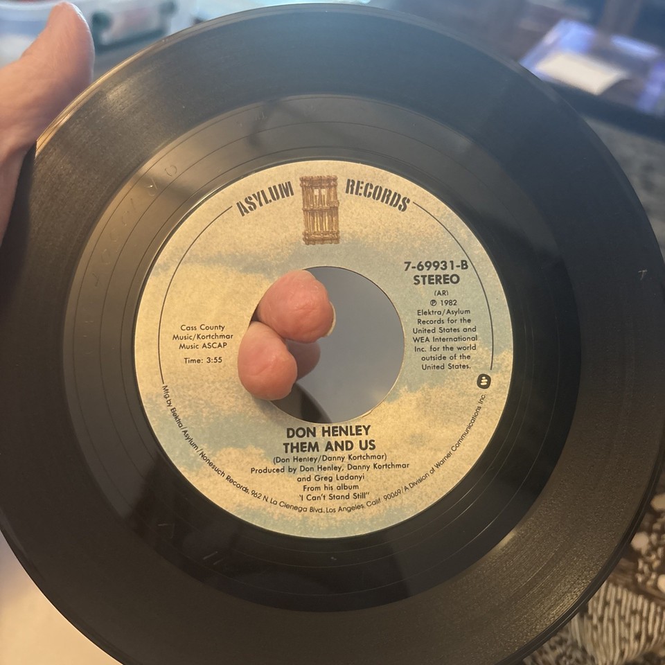 Don Henley: I Can't Stand Still / Them And Us / 45 Rpm 1983 | eBay