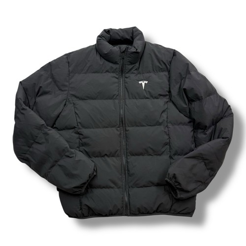 Used Tesla Engineering Puffer Jacket Small Embroidered | eBay