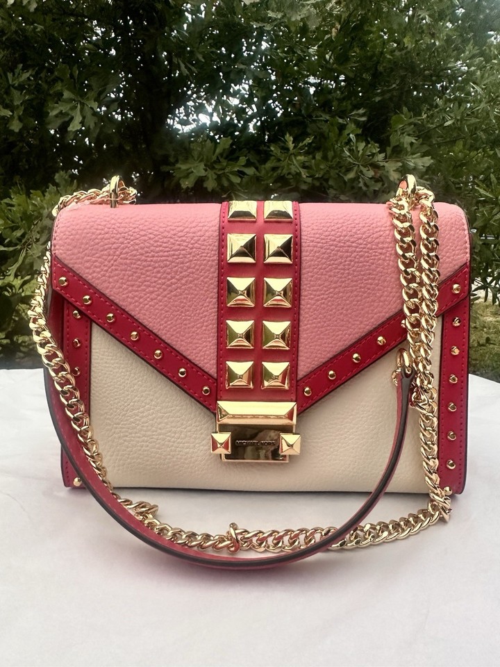AUTHENTIC Michael Kors Shoulder Bag Whitney Chain Purse Medium Bag NWT ...