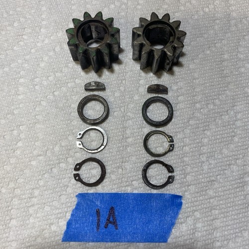 John Deere 14SB 14SE JX75 JX85 JE75 Pinion Gears, Snap Rings, Moon Keys ...