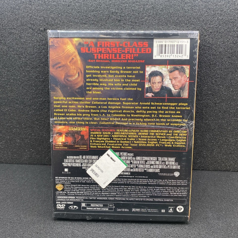 Collateral Damage (DVD, 2002, Widescreen) *BRAND NEW / SEALED ...