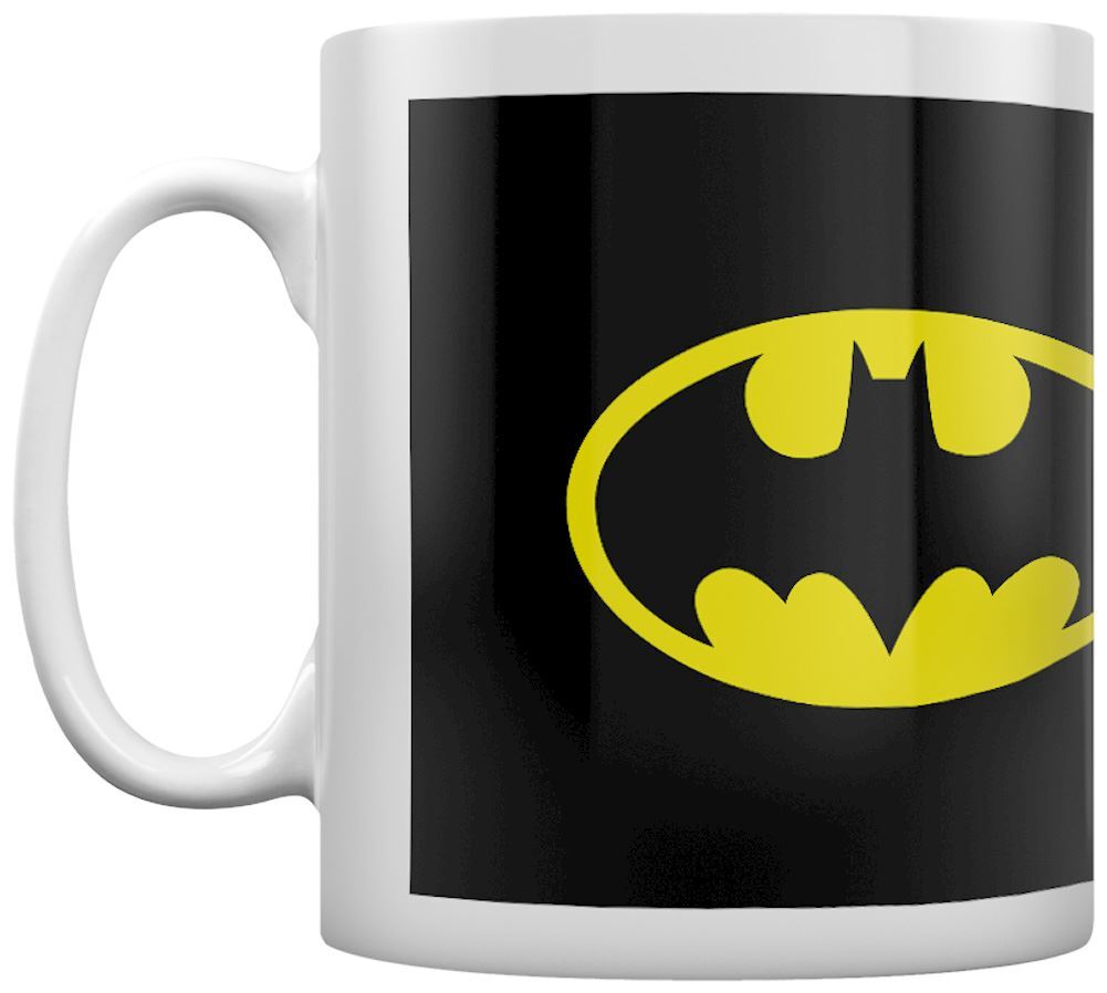 Batman Tea and Coffee Mug Logo White | eBay