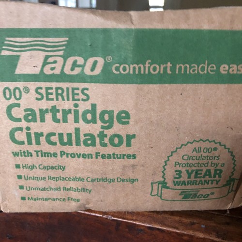 Taco 007-F5 Cast Iron 1/25 HP Circulator | eBay
