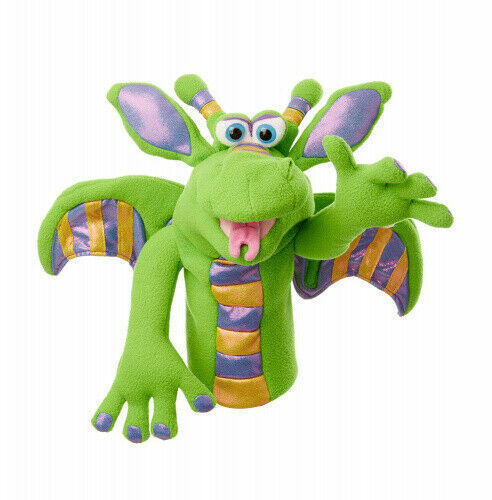 Melissa & Doug Dragon Puppet With Detachable Wooden Rod for Animated ...