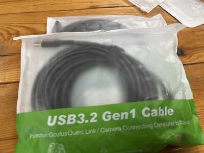 New! USB 3.2 Gen 1 Cable. Oculus Quest Link/Camera Connecting Computer ...